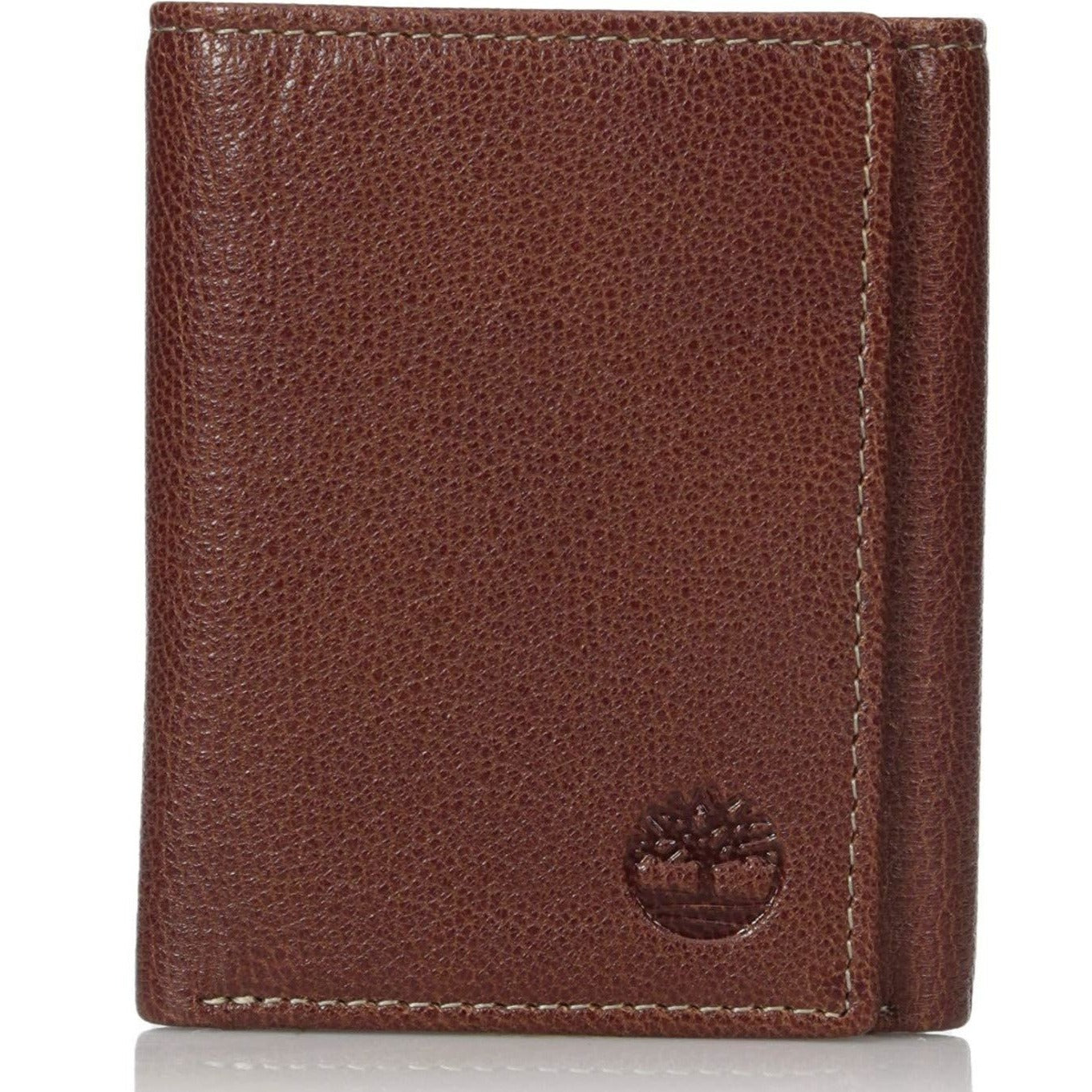 Timberland Men's Leather Trifold Wallet with Id Window Brown D97018 ...